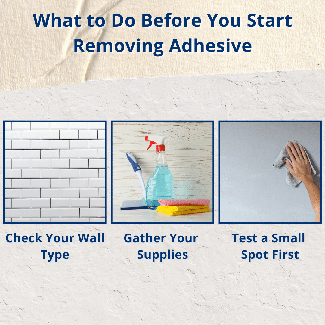 How to Get Adhesive Off the Wall Without Causing Any Damage - Edifice ...